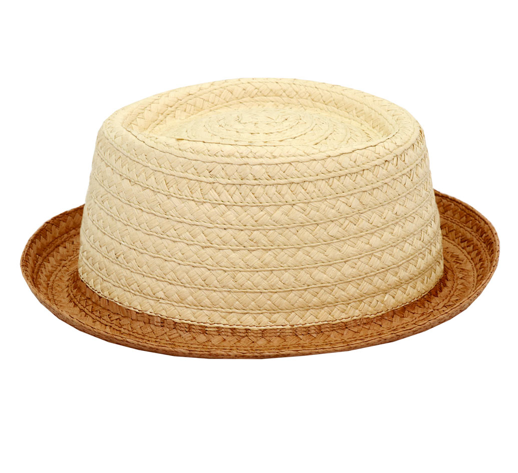 Straw Pork Pie Hat